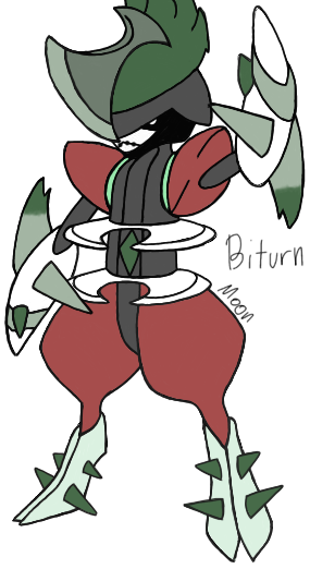 Pokémon Fusion Biturn - ibisPaint