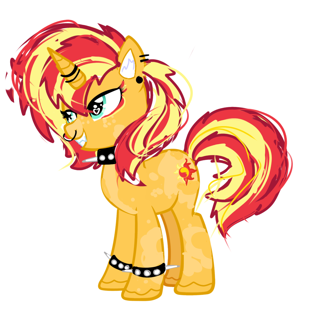 sunset shimmer redesign - ibisPaint