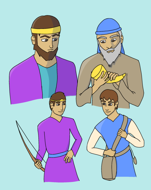 David and Jonathan - ibisPaint