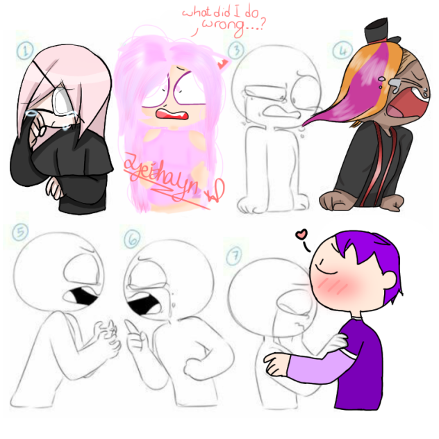 Crying collab - ibisPaint