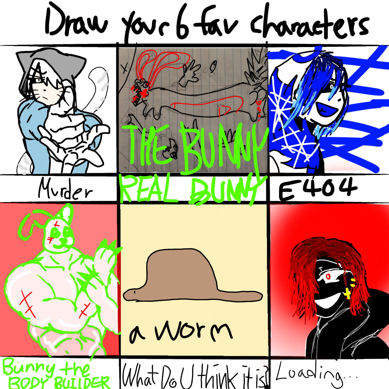 Draw your 6 favorite characters - ibisPaint