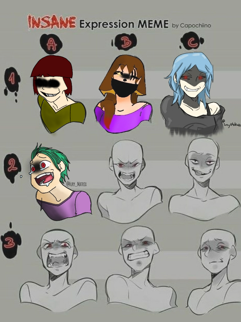 Insane Expression meme - ibisPaint