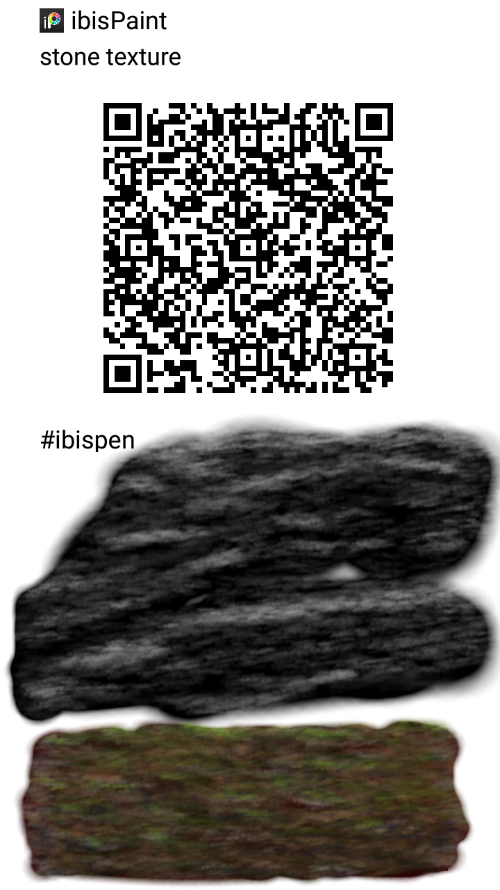 stone texture brush - ibisPaint