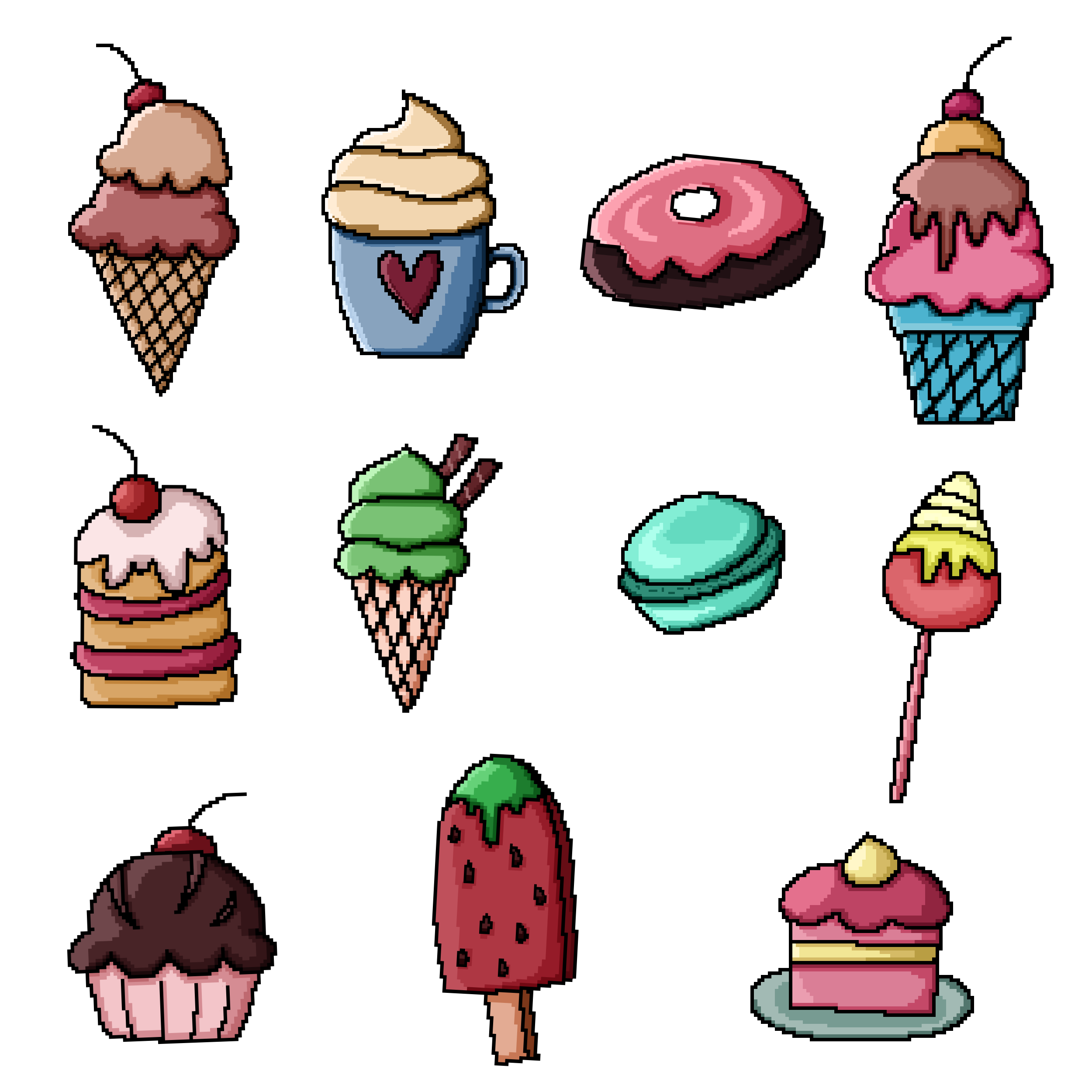 PIXEL SWEETS - ibisPaint
