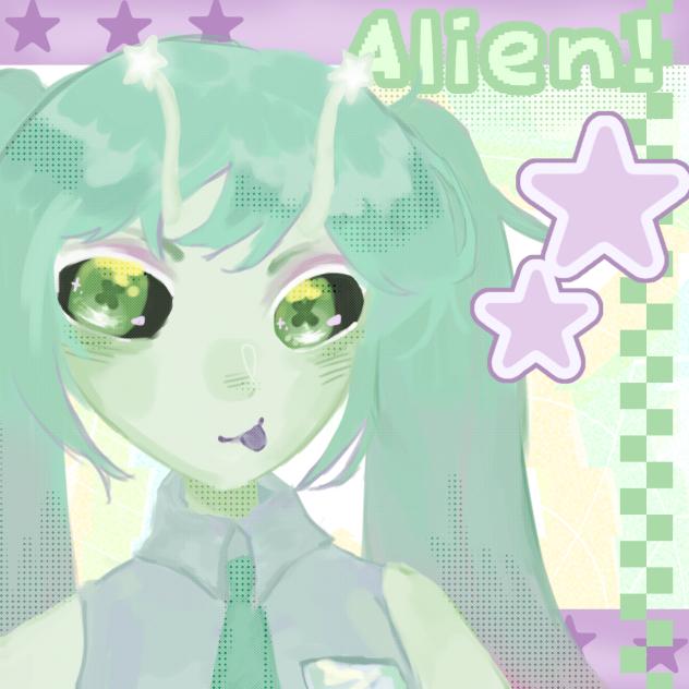 Alien Miku!!! - ibisPaint