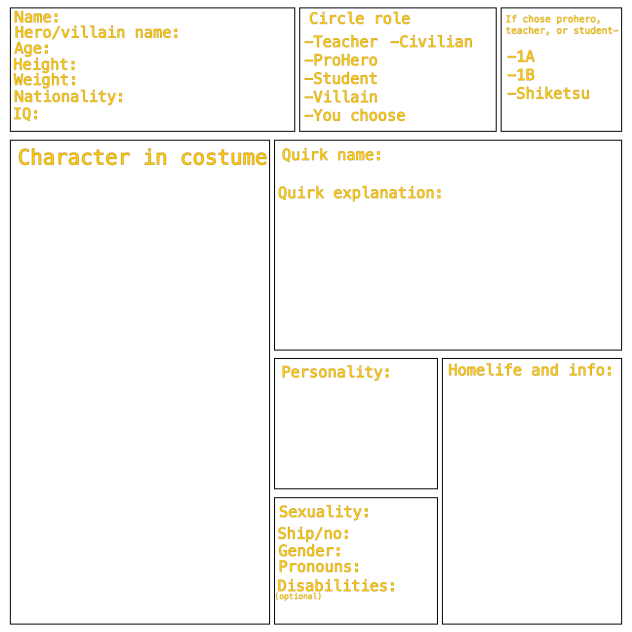 Character Sheet - ibisPaint