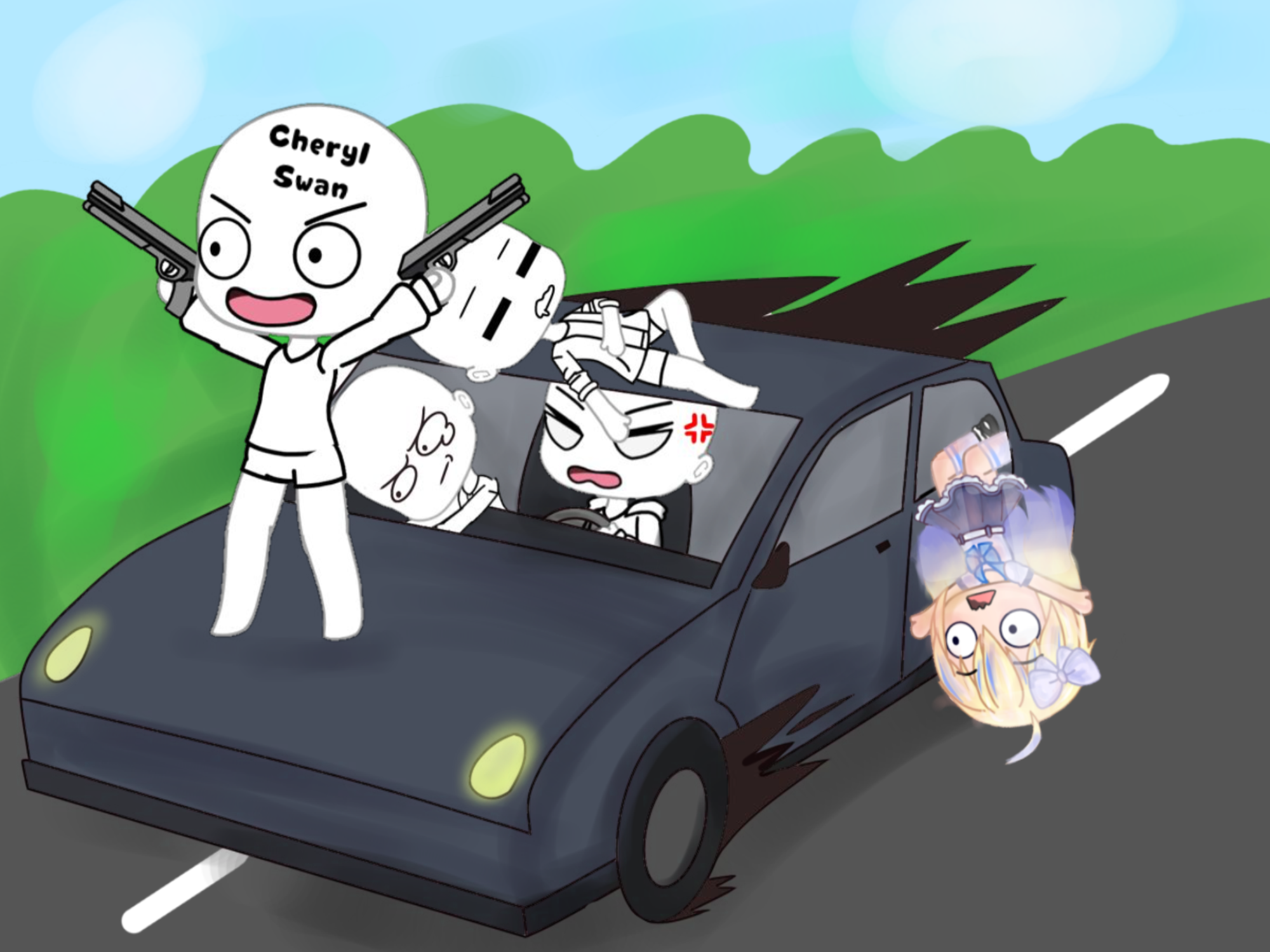 Car collab - ibisPaint