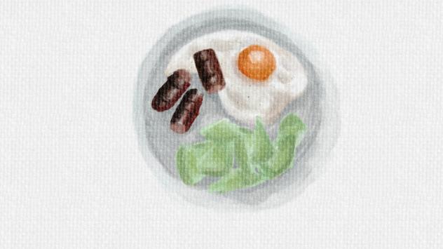 yummy breakfast - ibisPaint