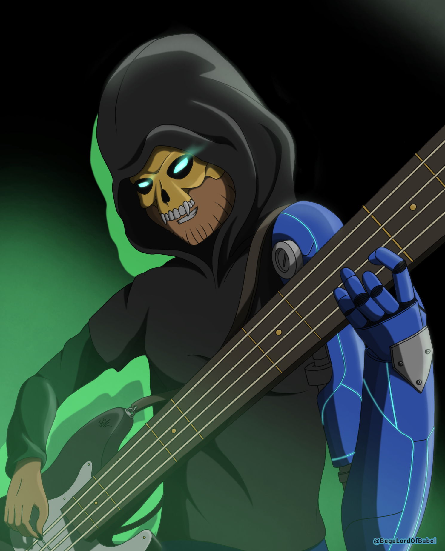 Rockmon_SkullBass (Omega_X02 Project) - ibisPaint