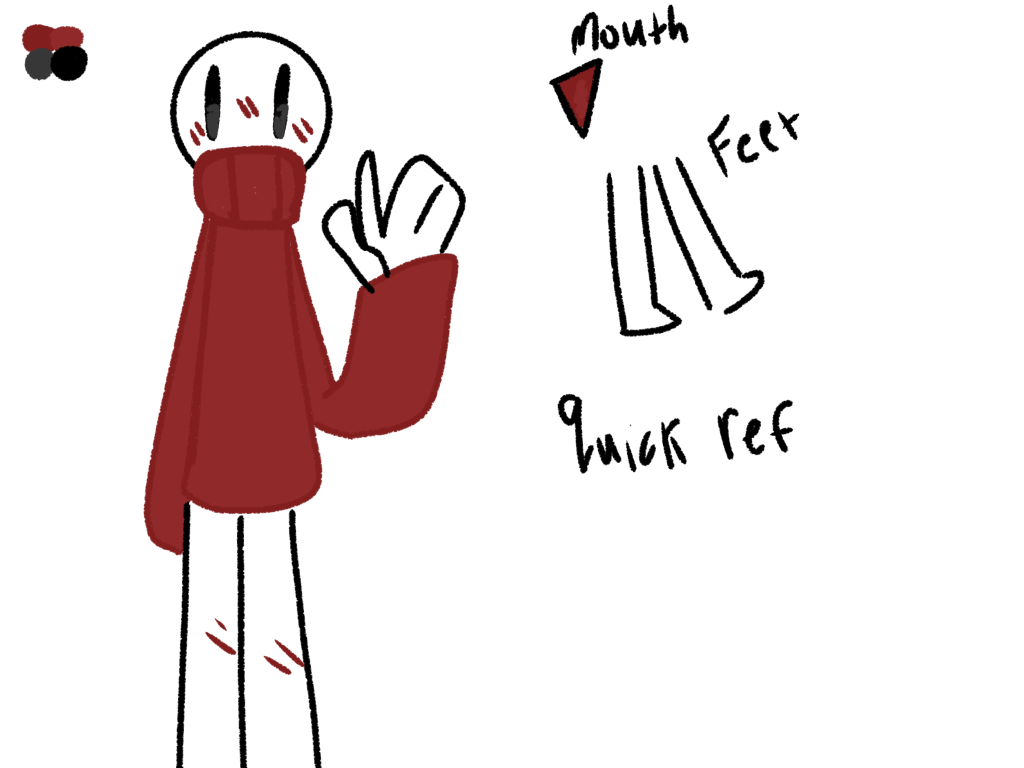 Quick ref of shrug - ibisPaint