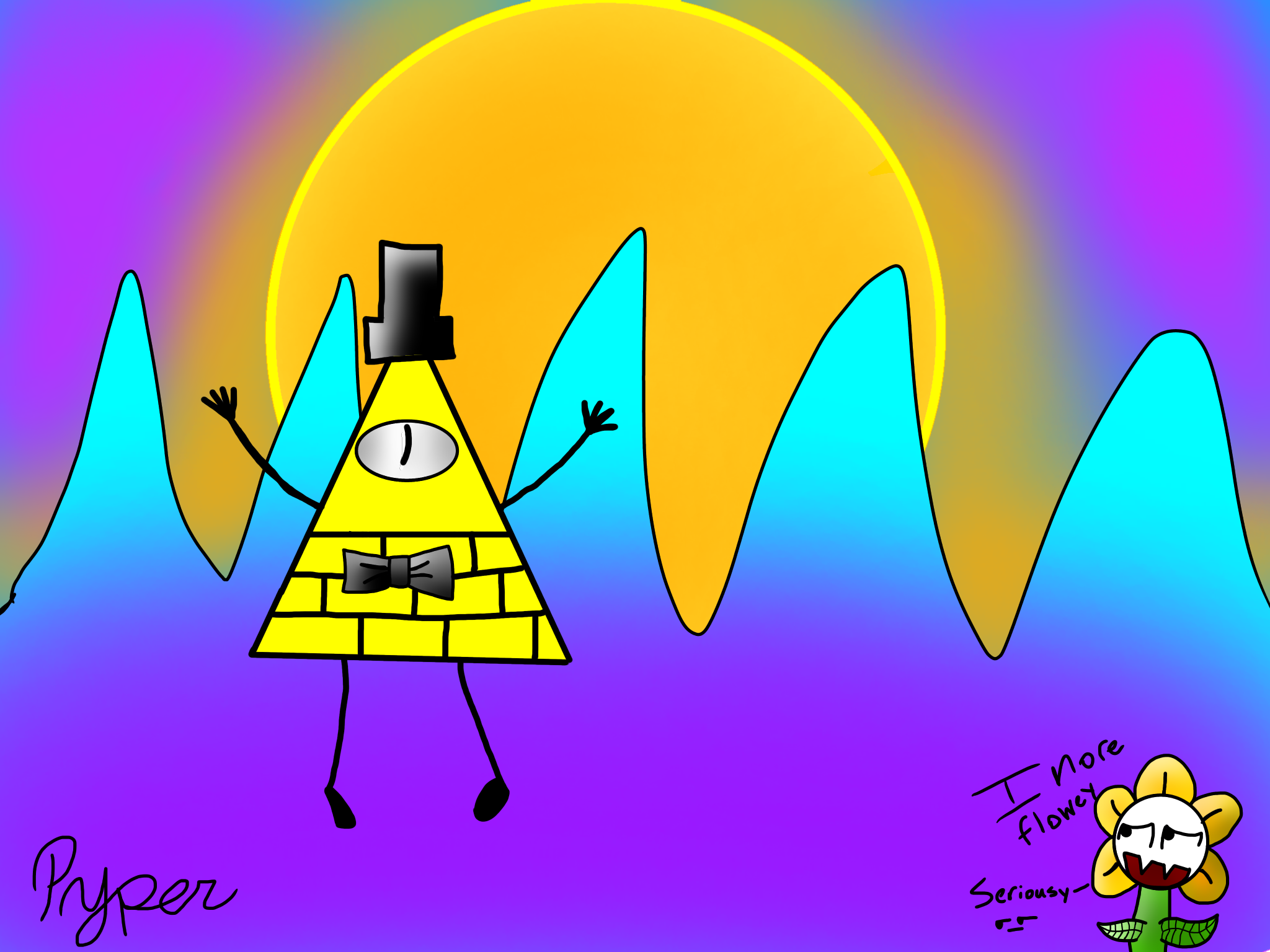 bill (gravity falls) - ibisPaint