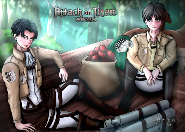 Attack on Titan Poster - ibisPaint