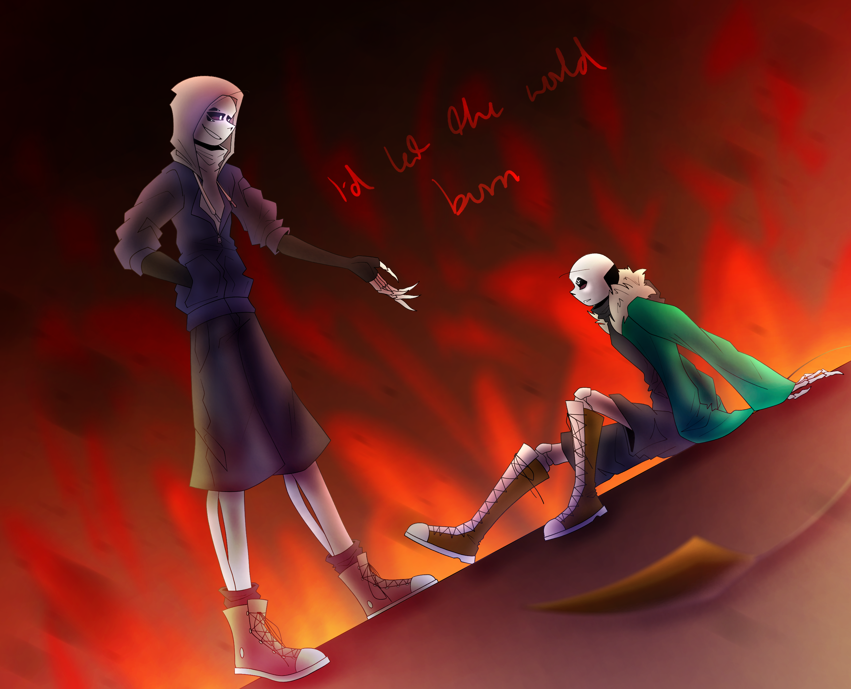 let the world burn - ibisPaint