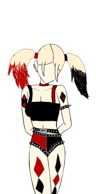 I made my own Harley Quinn! #1 - ibisPaint