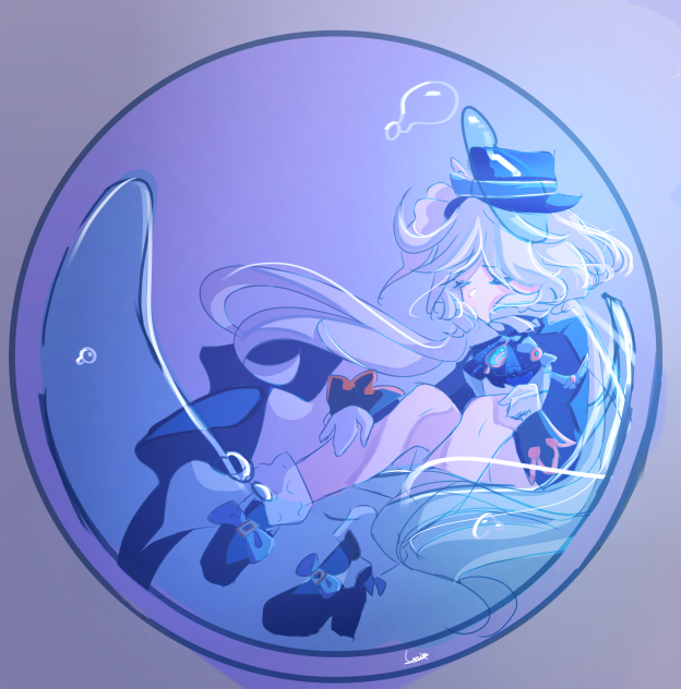 Drowning in sorrows - ibisPaint