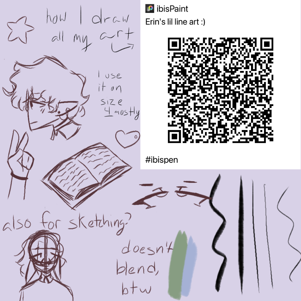 Erin's lil line art - ibisPaint