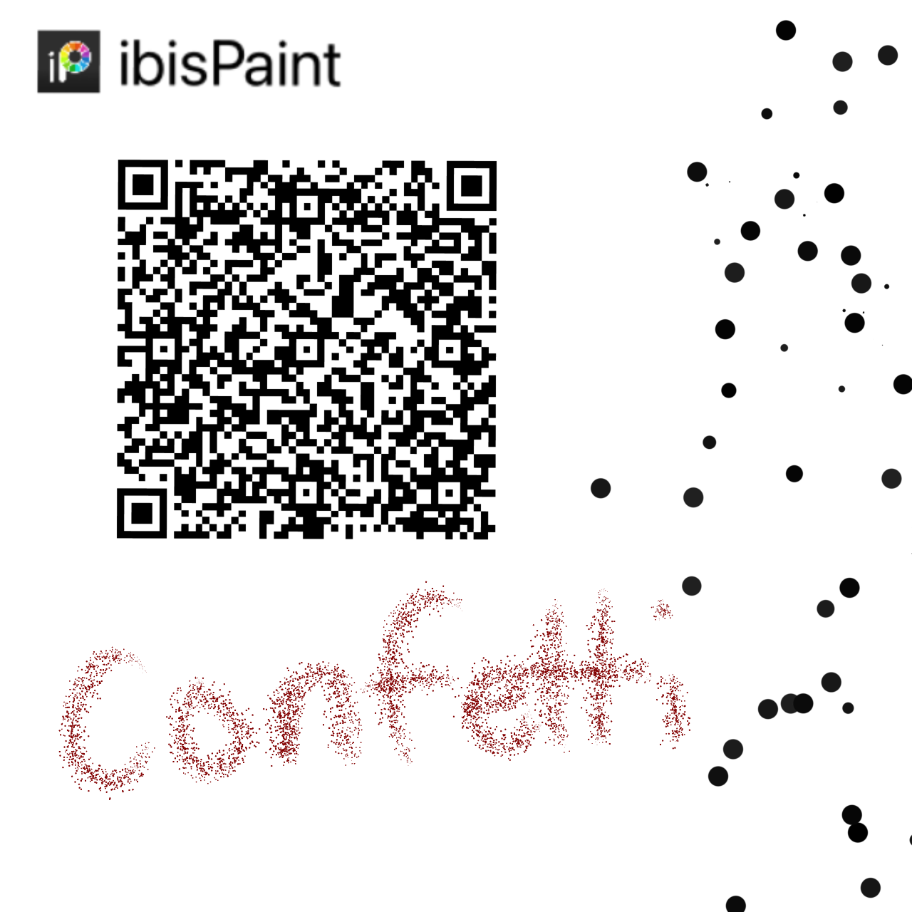 Confetti brush - ibisPaint