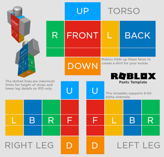 Roblox pants template - ibisPaint