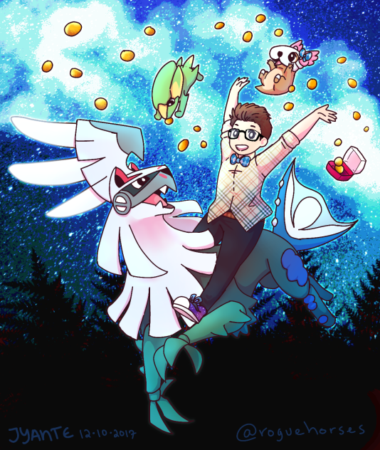 Chicken Nugget Galaxy - Commission - ibisPaint