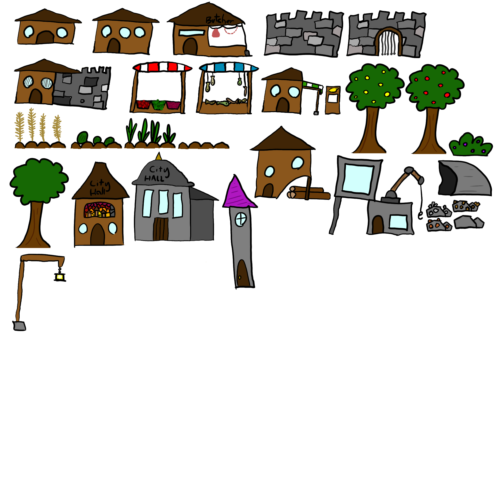 cool game assets - ibisPaint