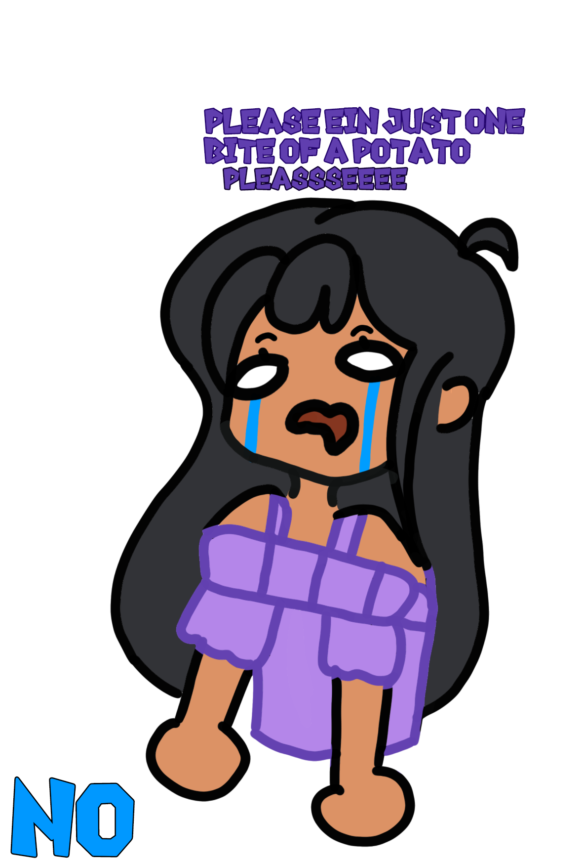 crying aphmau - ibisPaint