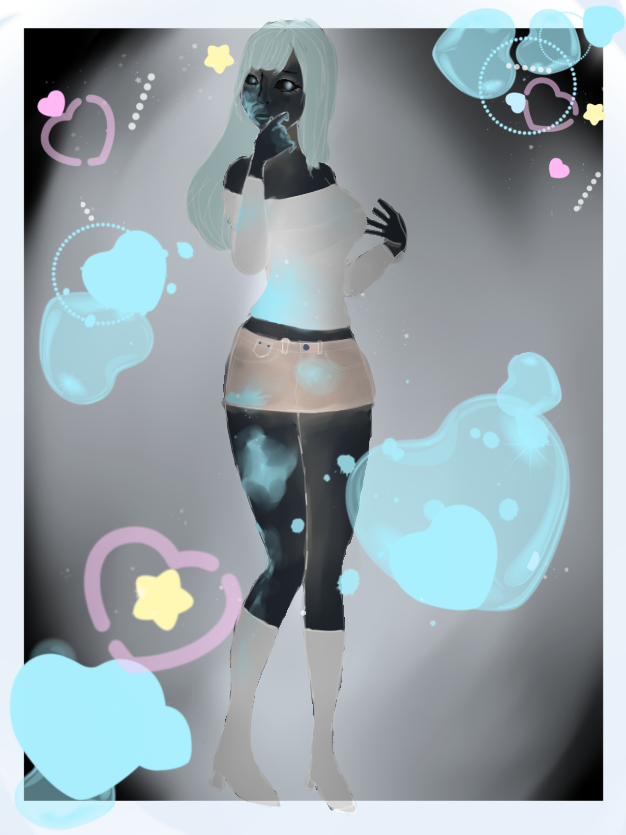 Horror game girl - ibisPaint