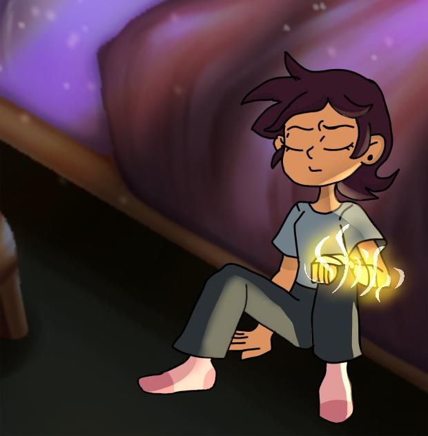 Luz Waiting for Sleep. - ibisPaint