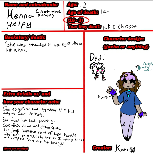 Another char sheet - ibisPaint