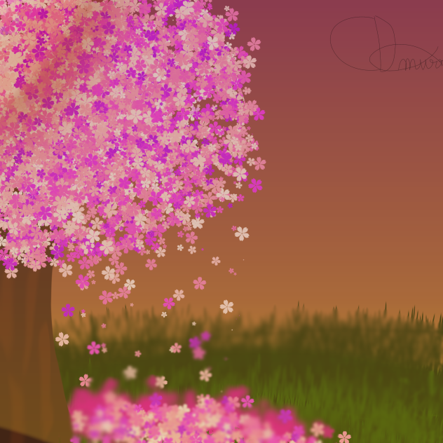 blossom tree - ibisPaint