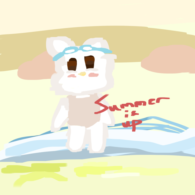 Summer Hello Kitty! - ibisPaint