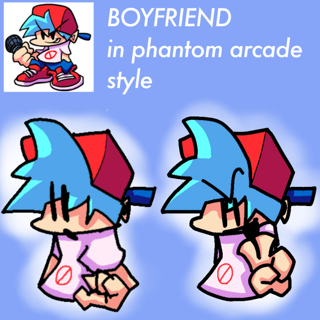 FNF BF in phantom arcade style - ibisPaint