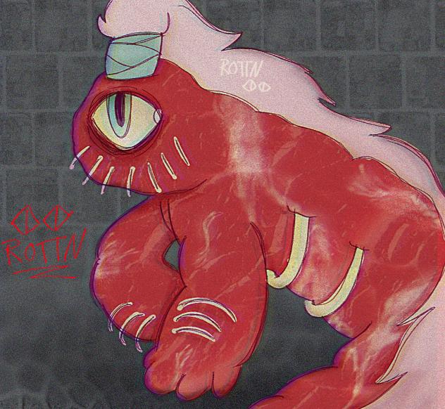 raw meat critter - ibisPaint
