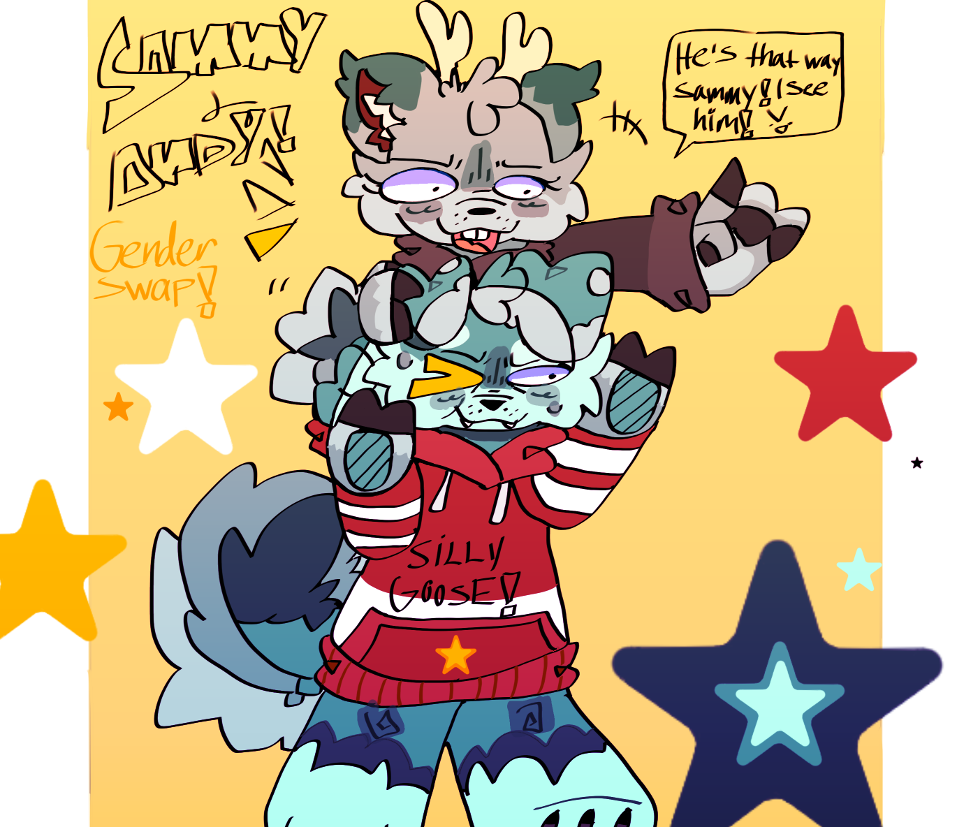 Andy & Sammy!!!!! - ibisPaint