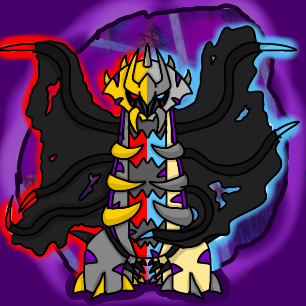 Corrupted Mega-Giratina - ibisPaint