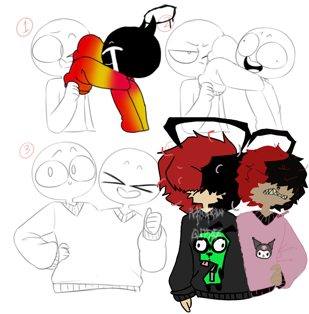 Sweater collab - ibisPaint