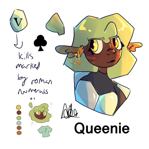 Queenie concept design - ibisPaint