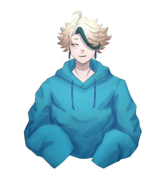 blue jacket. - ibisPaint