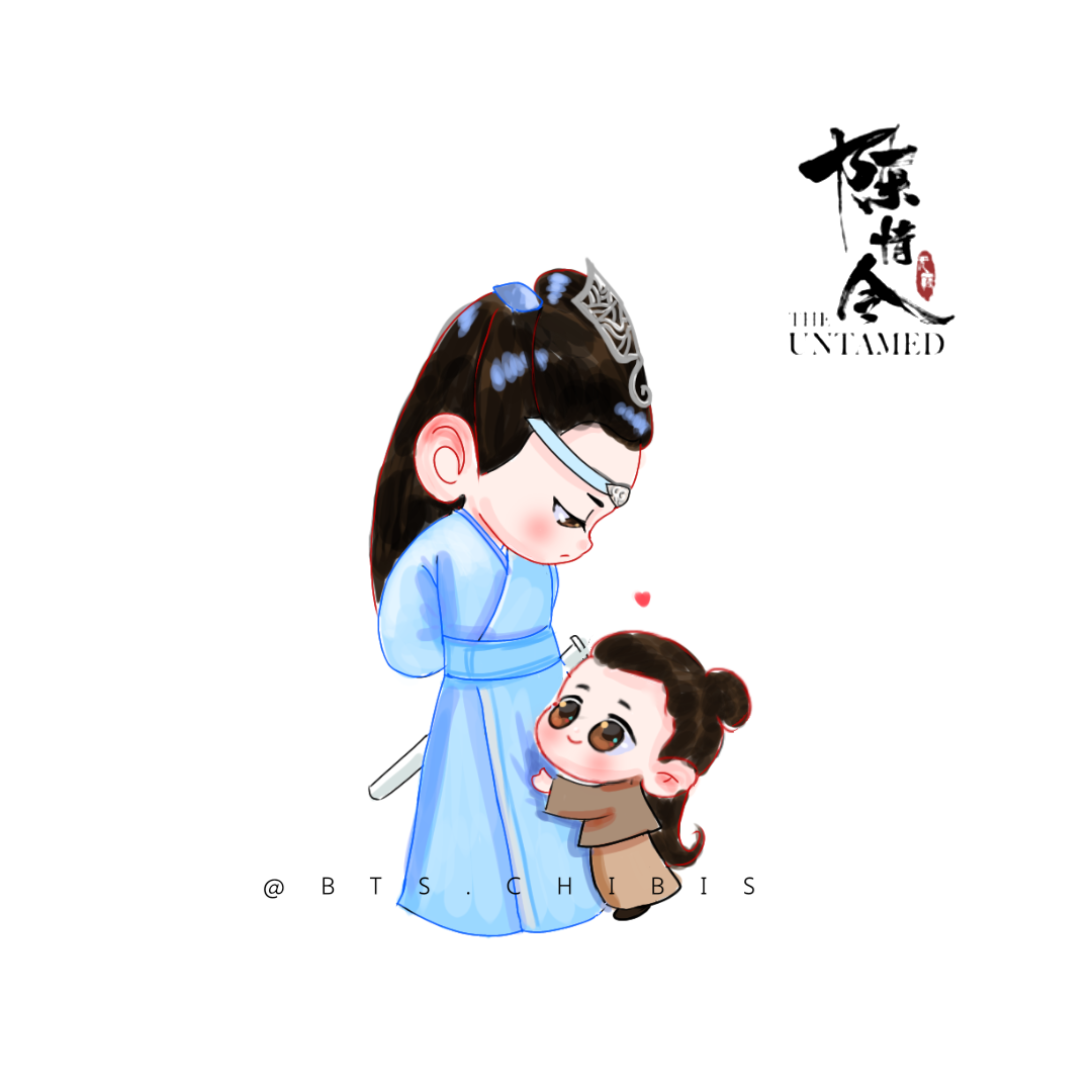 Lan Wanji and babie A Yuan - ibisPaint