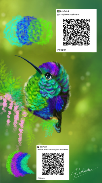 (mini) feather brush (roshaarts) - ibisPaint