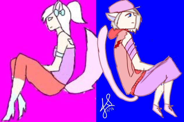 OC Kat Genderbend Collab w Visiontale - ibisPaint