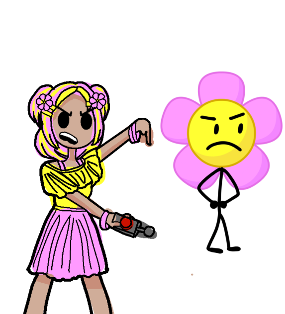 Flower humanized WIP - ibisPaint