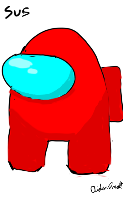 Amogus Sus - ibisPaint