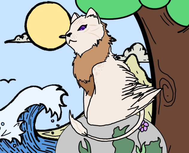 Coffee the Seraph Cat - ibisPaint