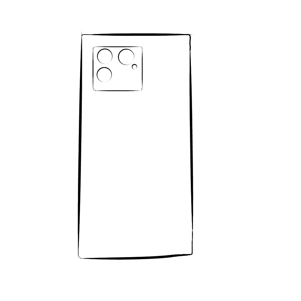 uncoloured phone - ibisPaint