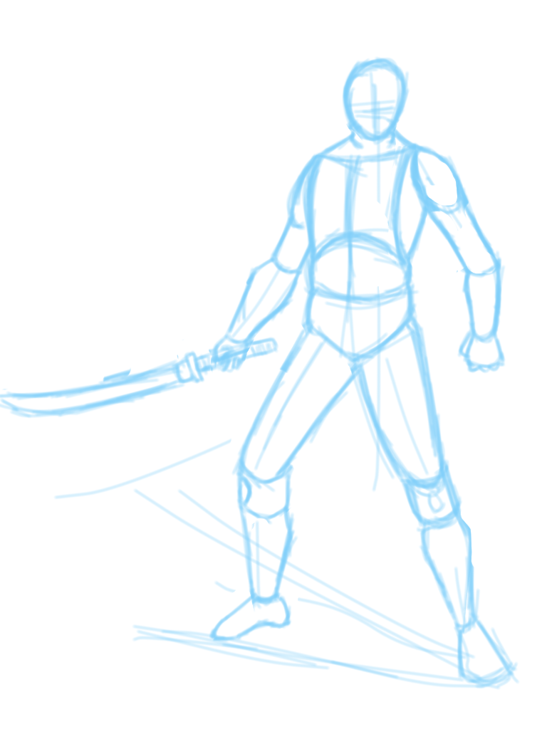 samurai pose - ibisPaint