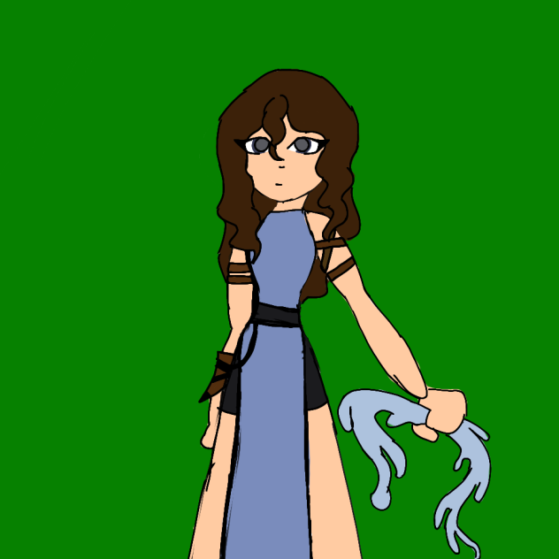 my atla oc (water bender) - ibisPaint