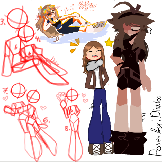 Pose collab - ibisPaint