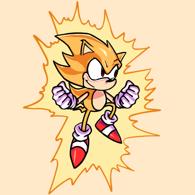 fleetway to super sonic - ibisPaint