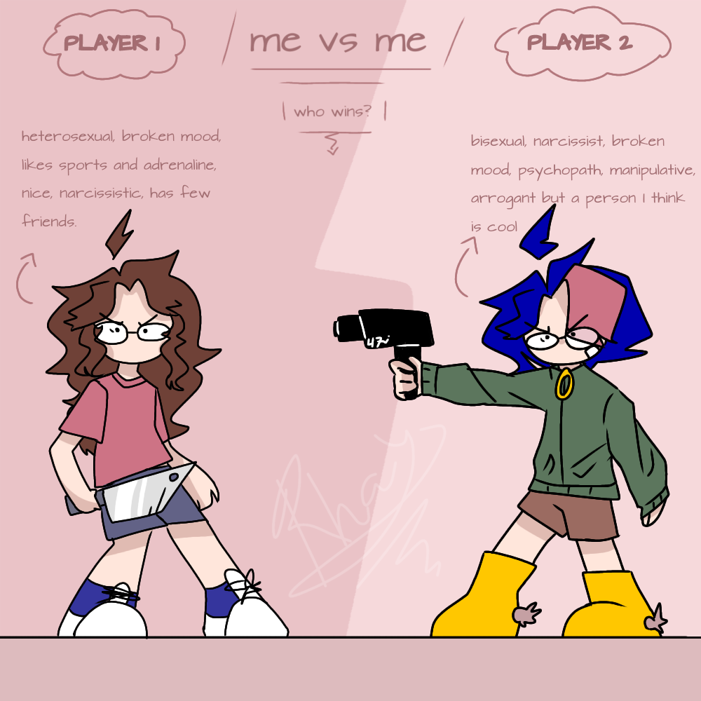 weird vs silly - ibisPaint