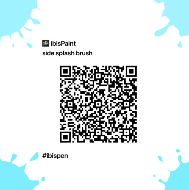 Side splash brush - ibisPaint